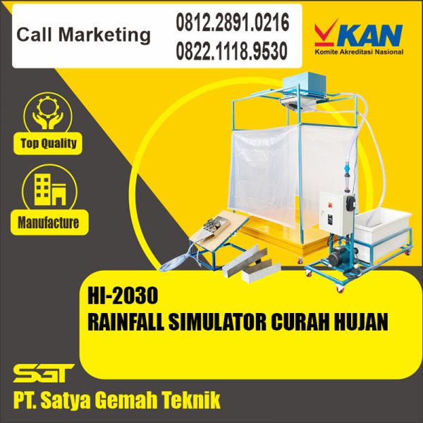 Rainfall Simulator – Alat Lab Hidrolika