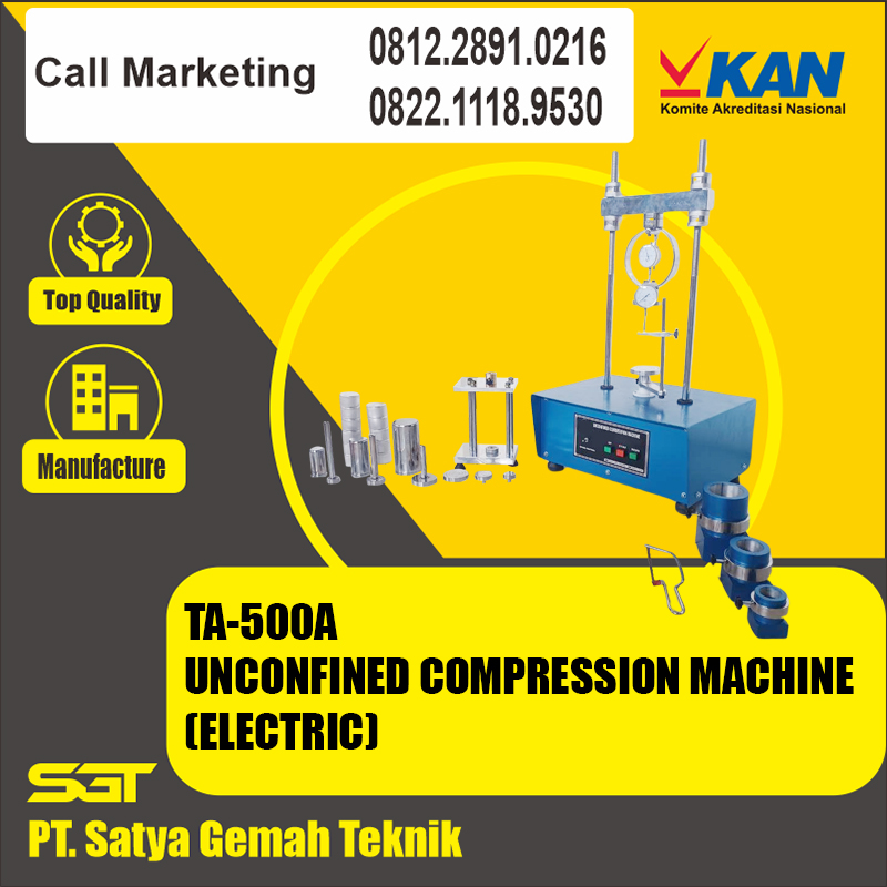 ELECTRIC UNCONFINED COMPRESSION STRENGTH TEST – UCS TEST – Alat Lab ...